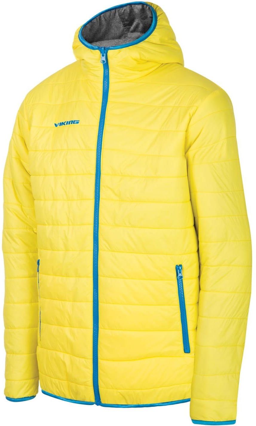 Kurtka dwustronna Męska Viking Primaloft Tom 64 Żółto-Niebieski/Melanż ...