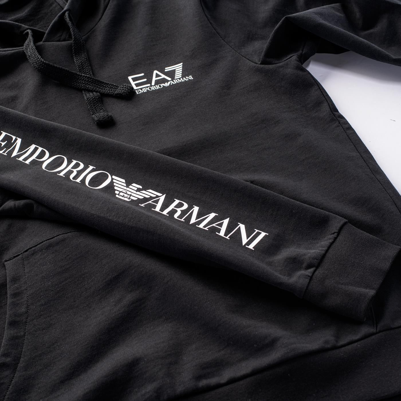 Męska Bluza Ea7 Emporio Armani Train Logo Series M Hoodie RN 8Npm18Pj05Z0203 – Czarny - Ceny i ...