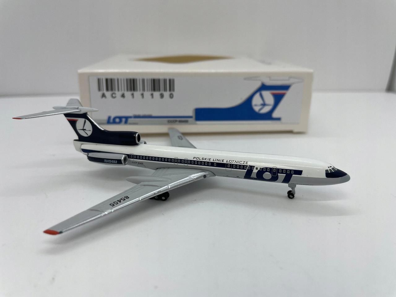 Model samolotu Tupolev TU-154-B2 Lot Polish 1:400 12751150192 - Ceny i ...