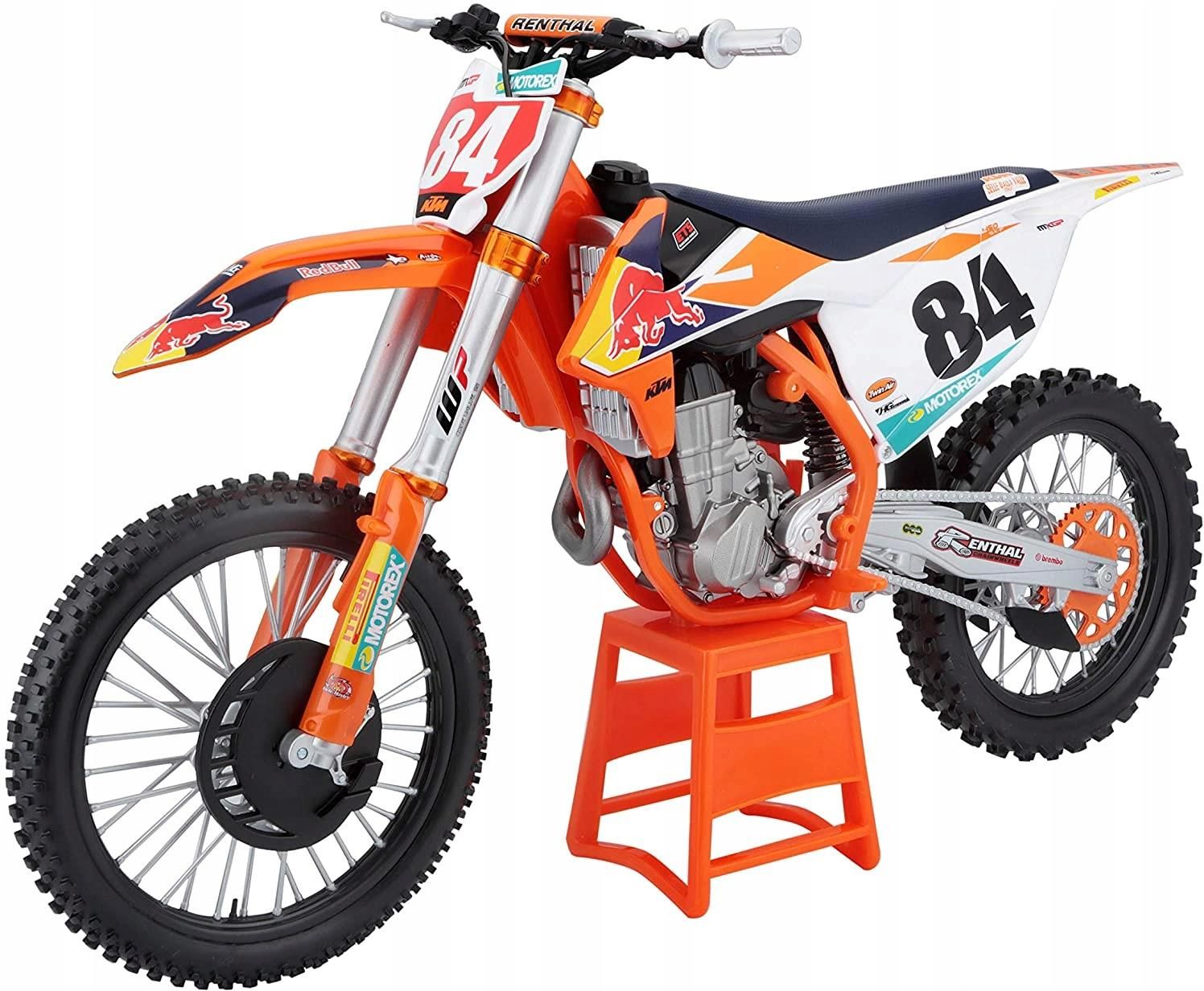 Maisto Ktm 450 Sx-f #84 Red Bull Supercross Herlings 1:6 13136865489 ...
