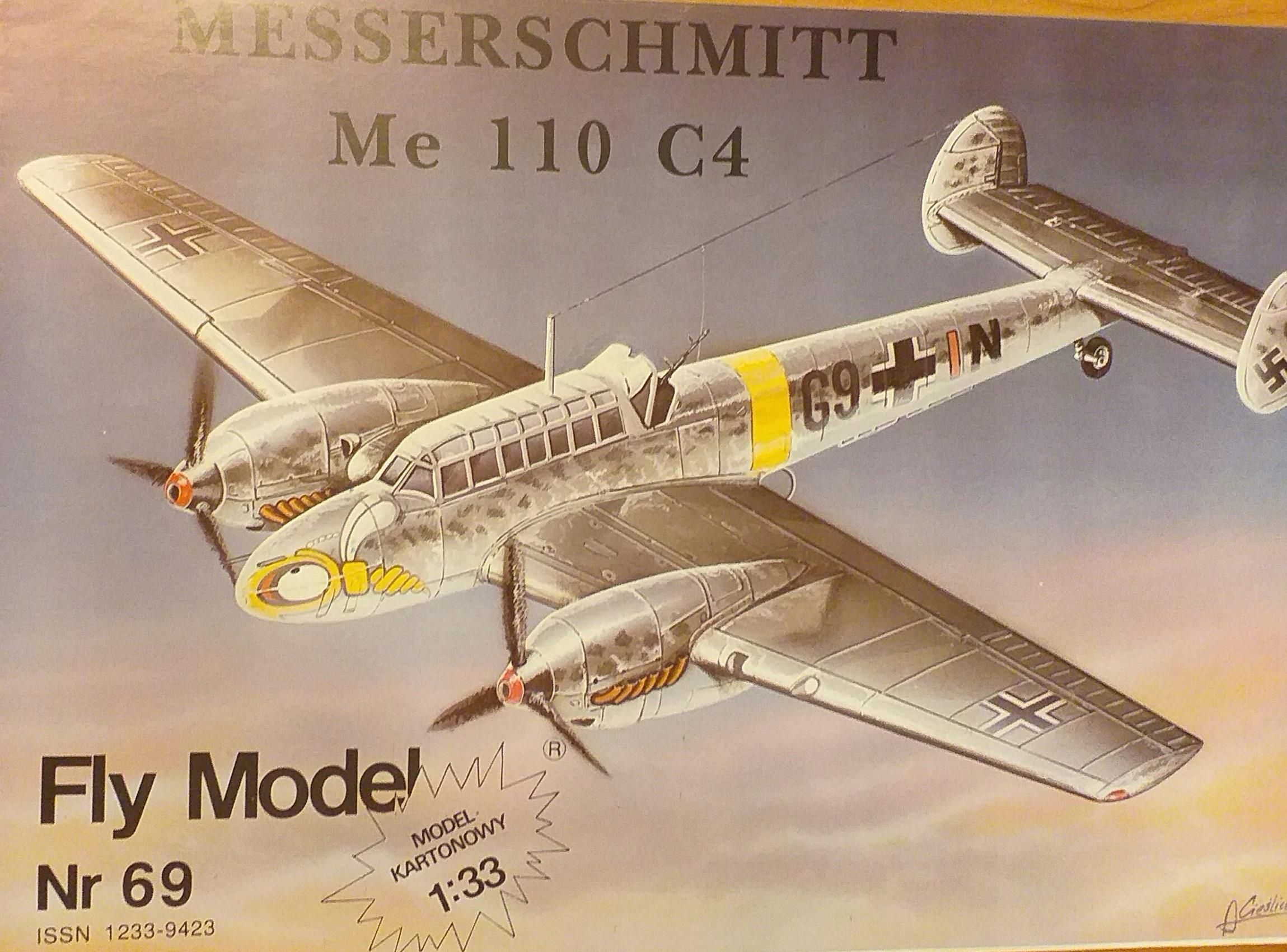FlyModel nr 69 Messerschmitt Me 110 C4 1:33 13220625027 - Ceny i opinie ...