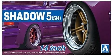 Felgi Shadow5(5H) 14Inch 1:24 Aoshima 054376 13195379769 - Ceny i ...