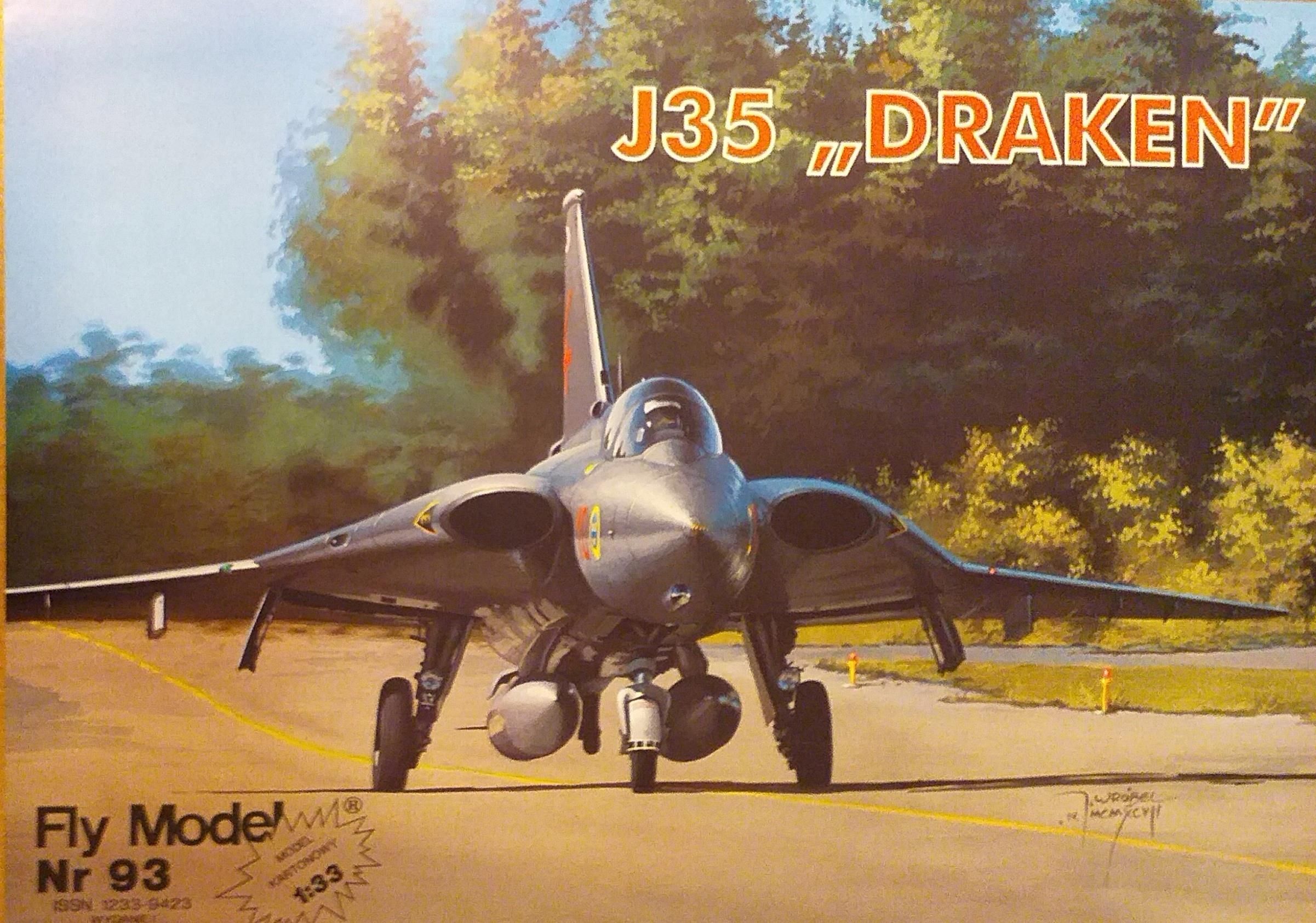FlyModel nr 93 Samolot J35 Draken 1:33 13211051378 - Ceny i opinie ...