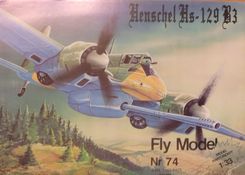 FlyModel nr 74 samolot Henschel Hs-129 B3 1:33 13220390979 - Ceny i ...
