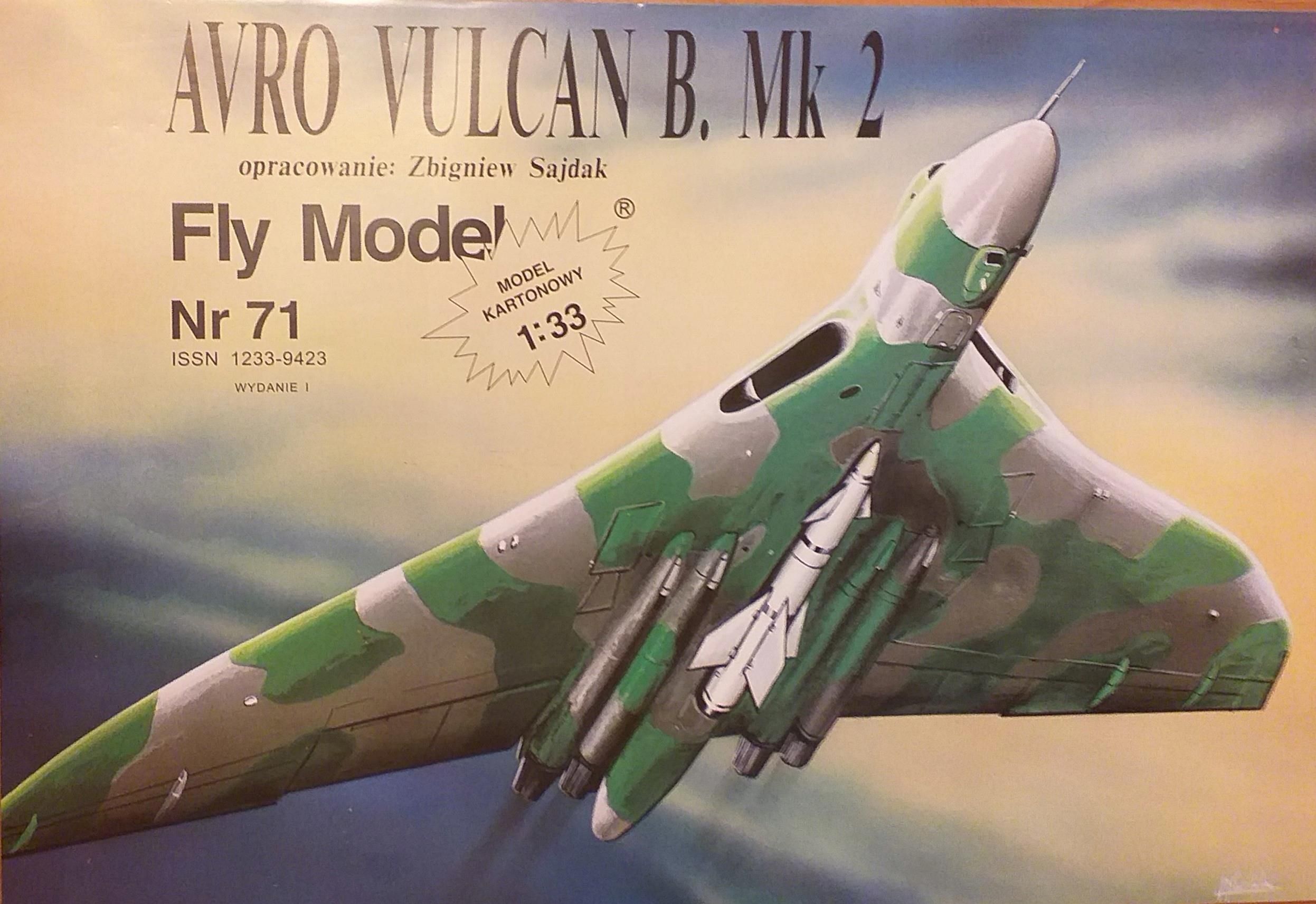 FlyModel nr 71 samolot Avro Vulcan B.Mk 2 1:33 13220370756 - Ceny i ...
