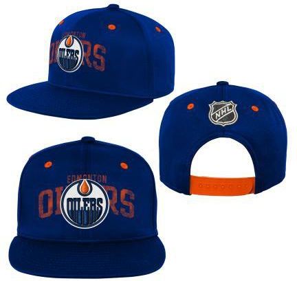 Edmonton Oilers Dziecięca Czapka Flat Life Style Printed Snapback ...