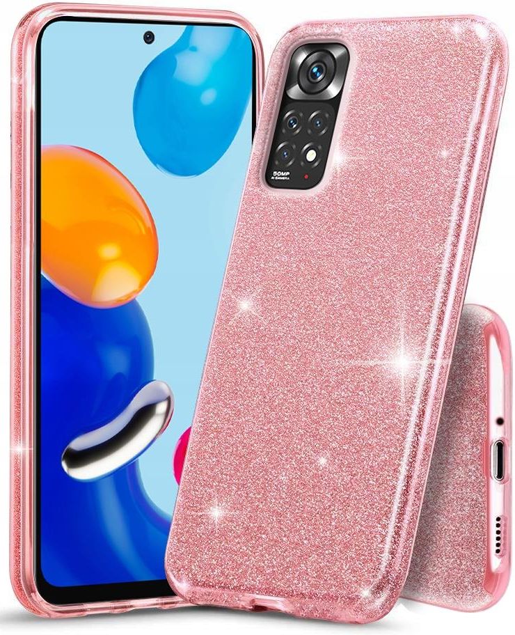 Krainagsm Etui Brokat Case Szkło do Xiaomi Redmi Note 11 11S - Etui na ...