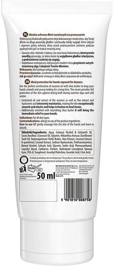 Apis Professional Apis Coco Nawilżający Krem Do Rąk Z Ekstraktem Z ...
