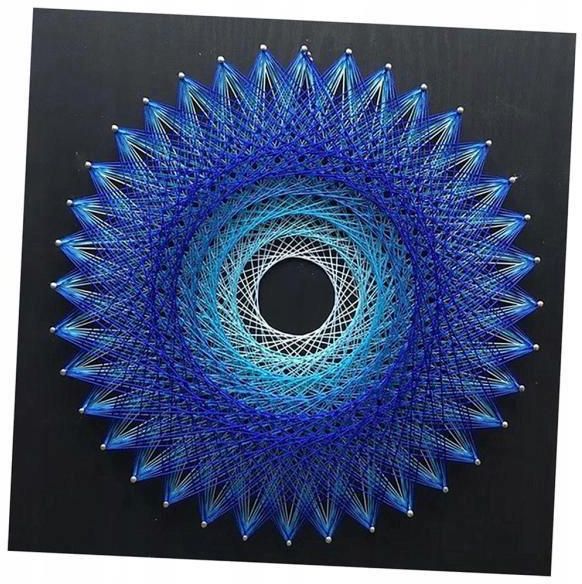 2x Vintage Pins String Art Kits Decor Diy 12614829901 - Ceny i opinie ...
