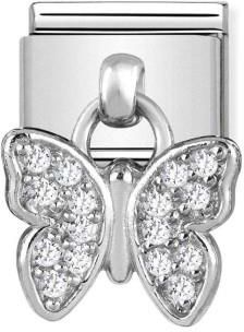 Nomination Element Link Composable Silver Motyl 331800/16 - Ceny i ...