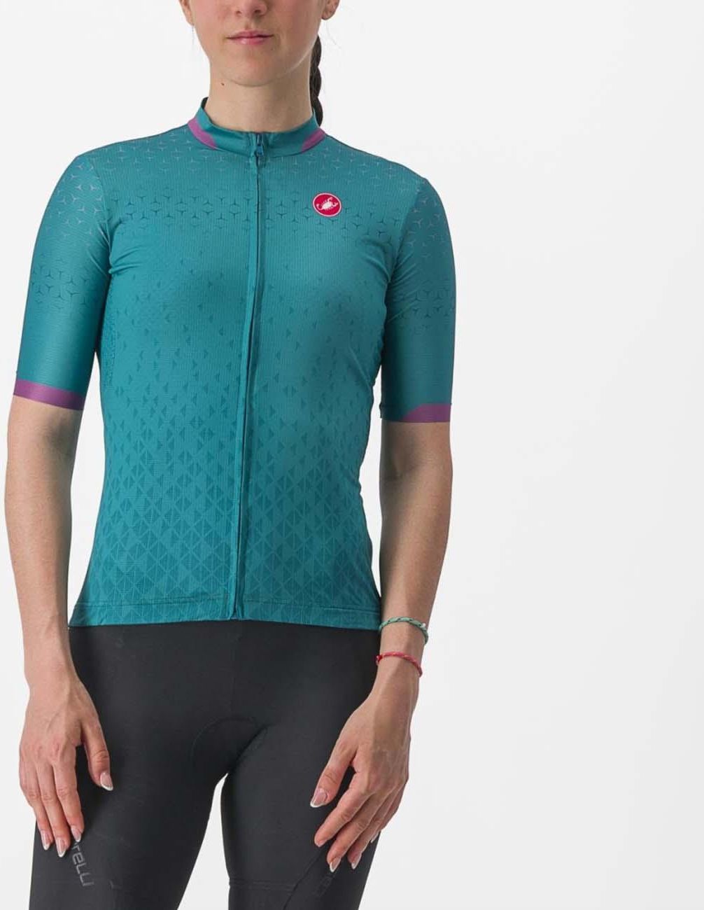 Castelli Koszulka Kolarska Z Krótkim Rękawem Pezzi Lady Zielony - Ceny ...