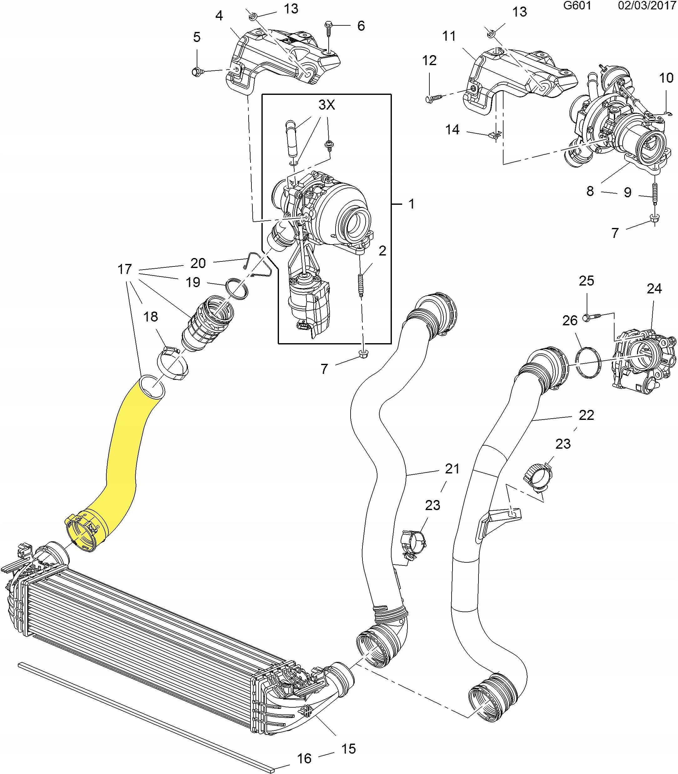 Proparts Krawczyk Turbo Przewód Rura Opel Astra 16 Cdti 39014321 ...