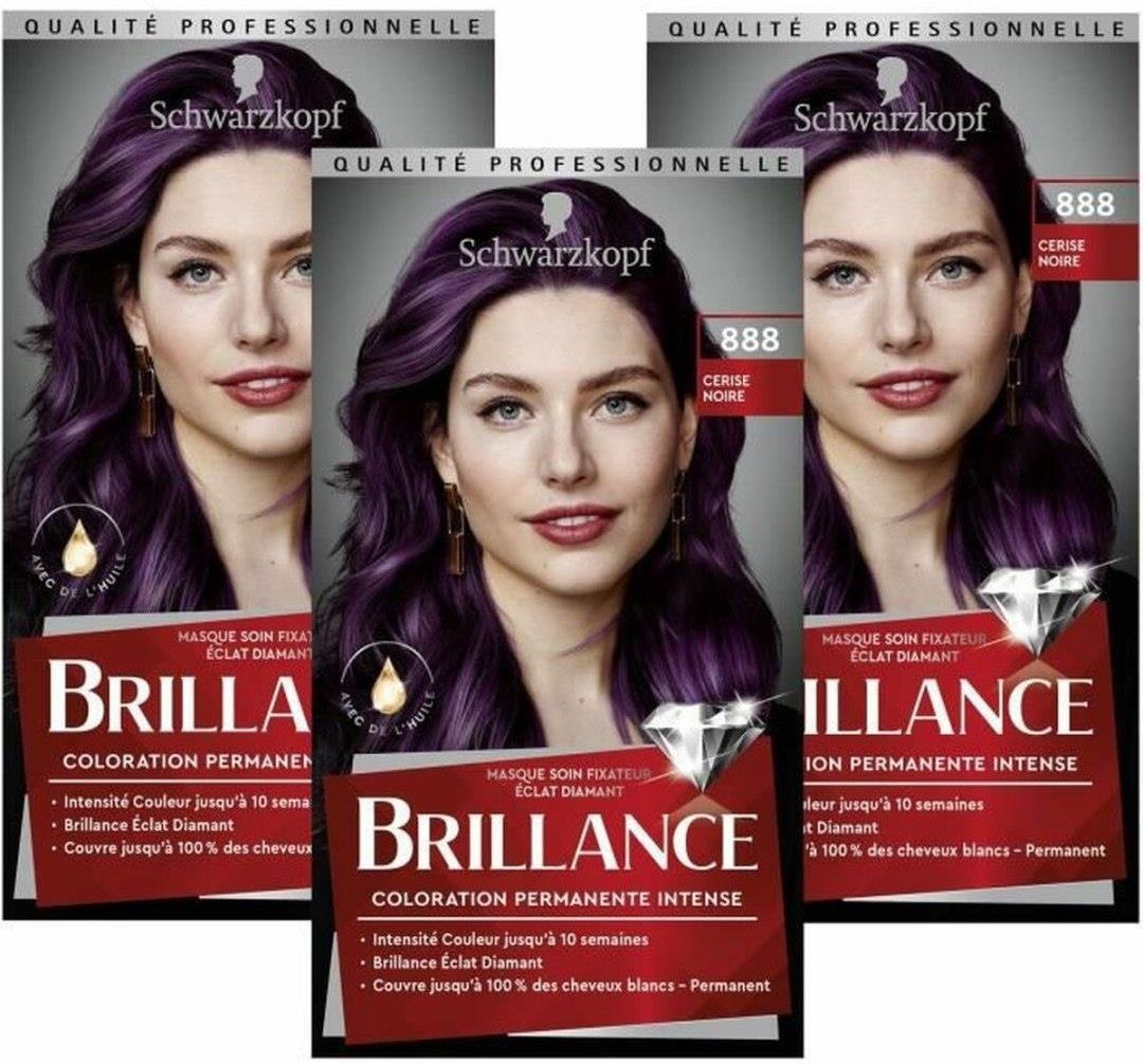 Schwarzkopf Trwała Koloryzacja Brillance Nº 888 Wiśniowa Czerń 3szt. - Opinie i ceny na Ceneo.pl