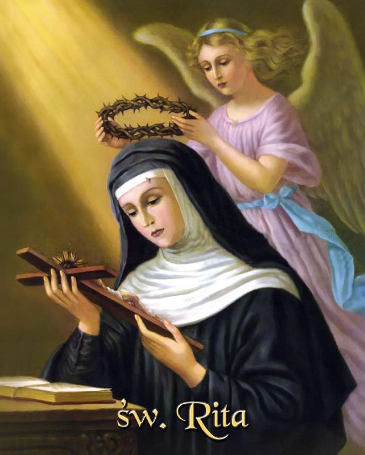 OBRAZ OBRAZEK ŚWIĘTA RITA 25x20 - Ceny i opinie - Ceneo.pl