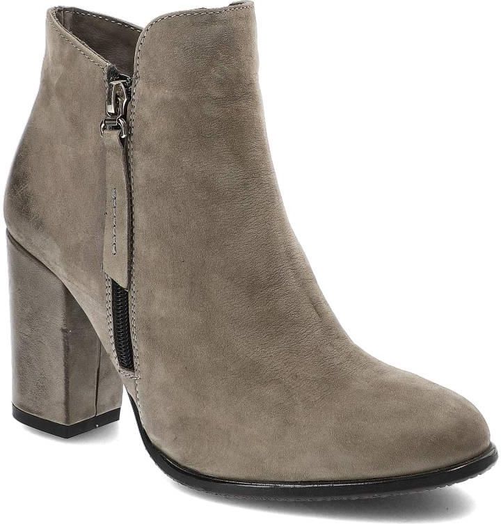 Szare Botki Chebello Damskie Stylowe Obuwie - Ceny i opinie - Ceneo.pl