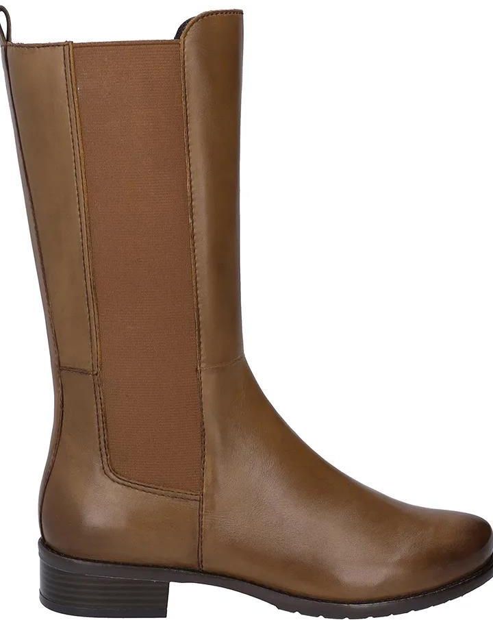 Gerry Weber Skórzane kozaki Carla w kolorze brązowym - Ceny i opinie ...