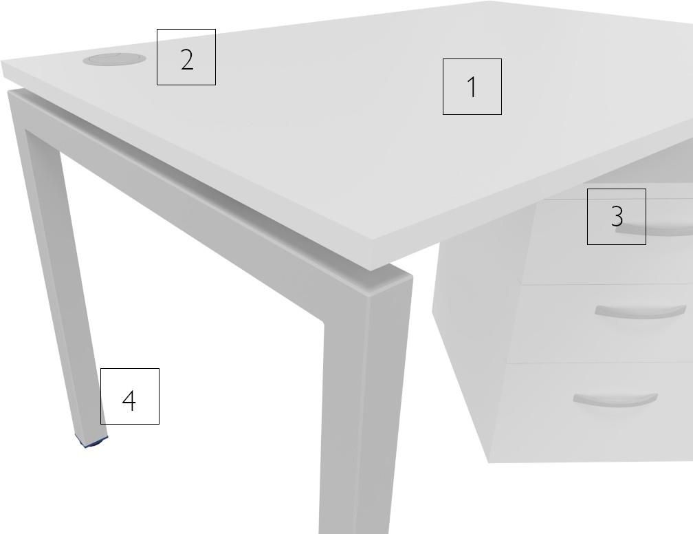 Biurko Pod Komputer Calvados , Meble Biurowe 120 - Ceny i opinie - Ceneo.pl