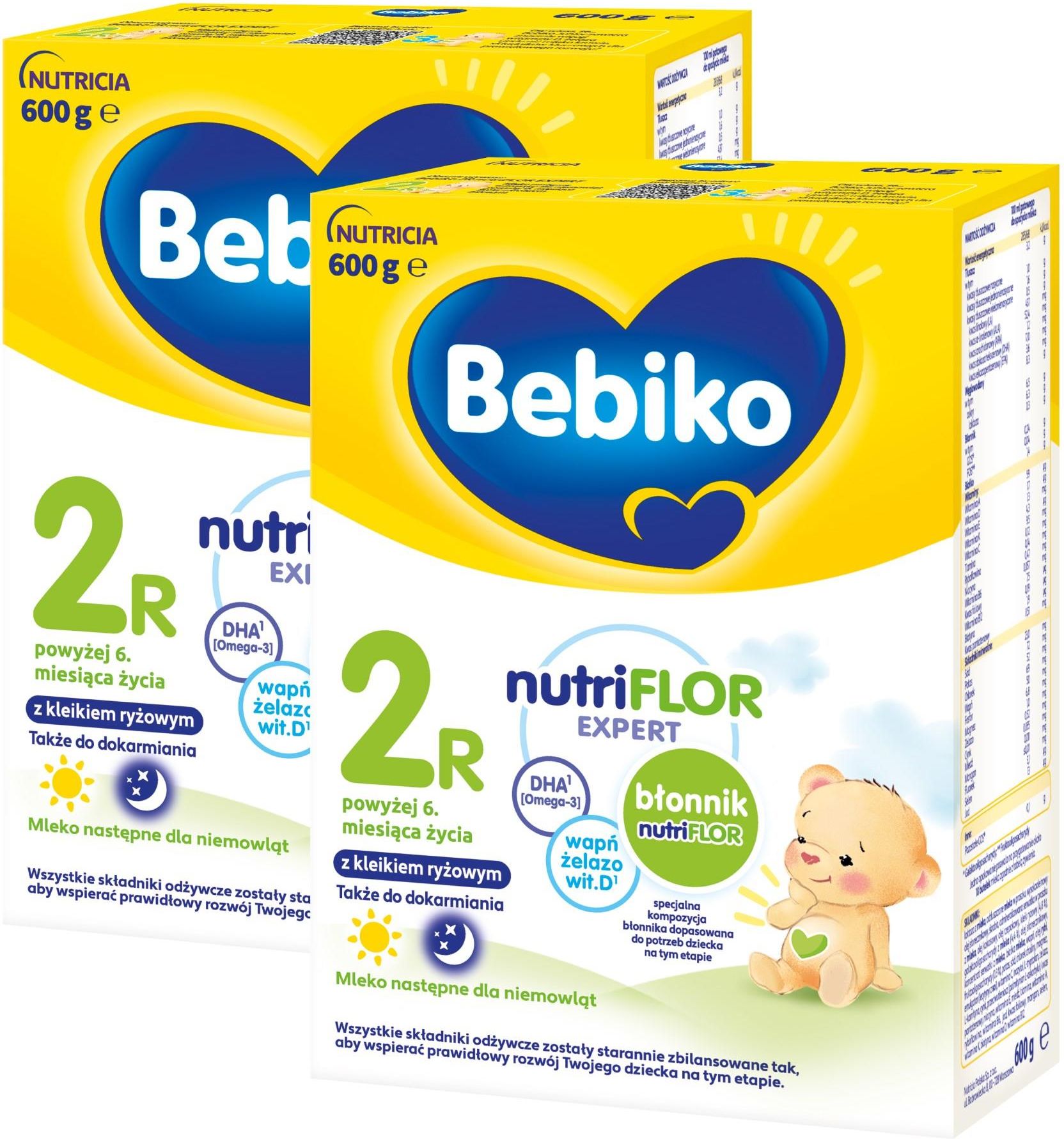 Bebiko 2R Mleko następne powyżej 6. miesiąca życia 2x600g - Ceny i ...