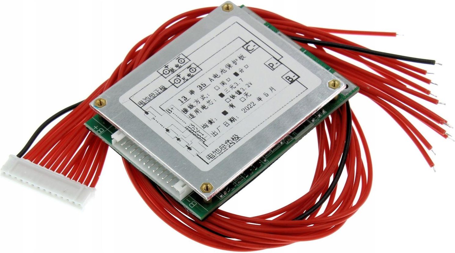 Acs Moduł Bms 13S 48V 35A Li-Ion 18650 Balanser Bms13S35A - Opinie i ...