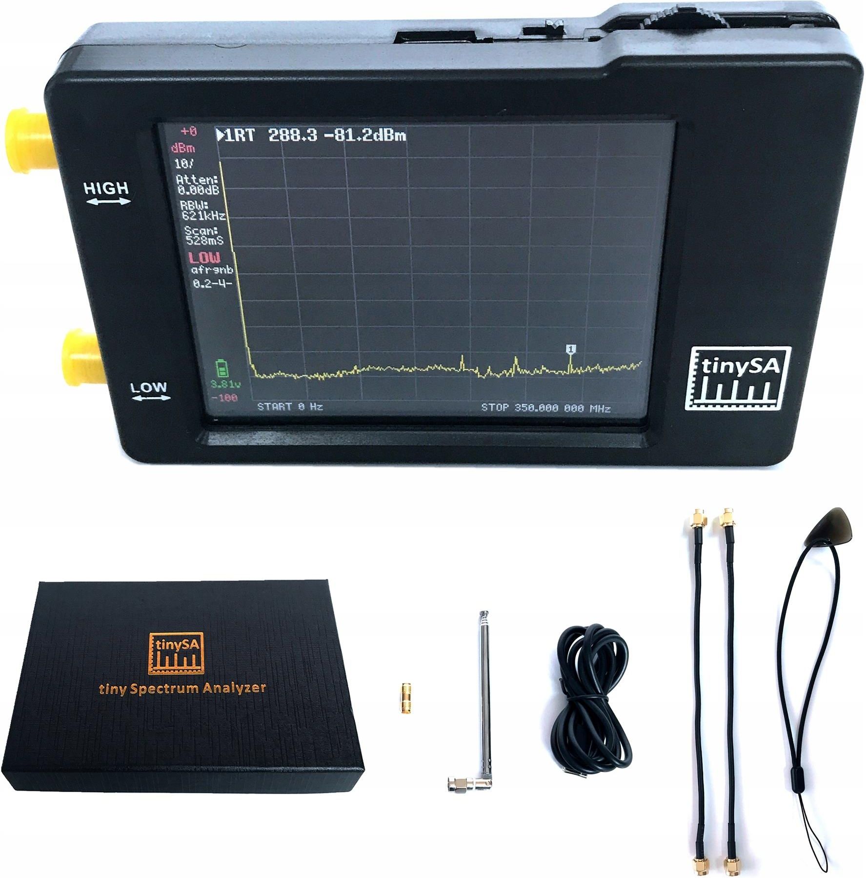 A. B. Tor Mini Analizator Widma Od 0,1Mhz Do 350Mhz Tinysa - - Opinie i ...