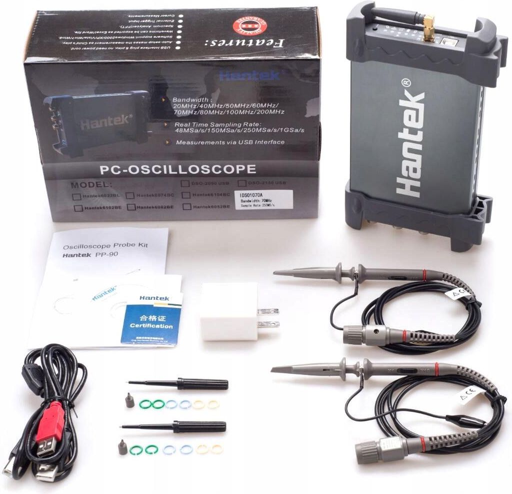 Hantek Oscyloskop Cyfrowy Usb Wifi Android Wind Idso1070A - - Opinie i ...