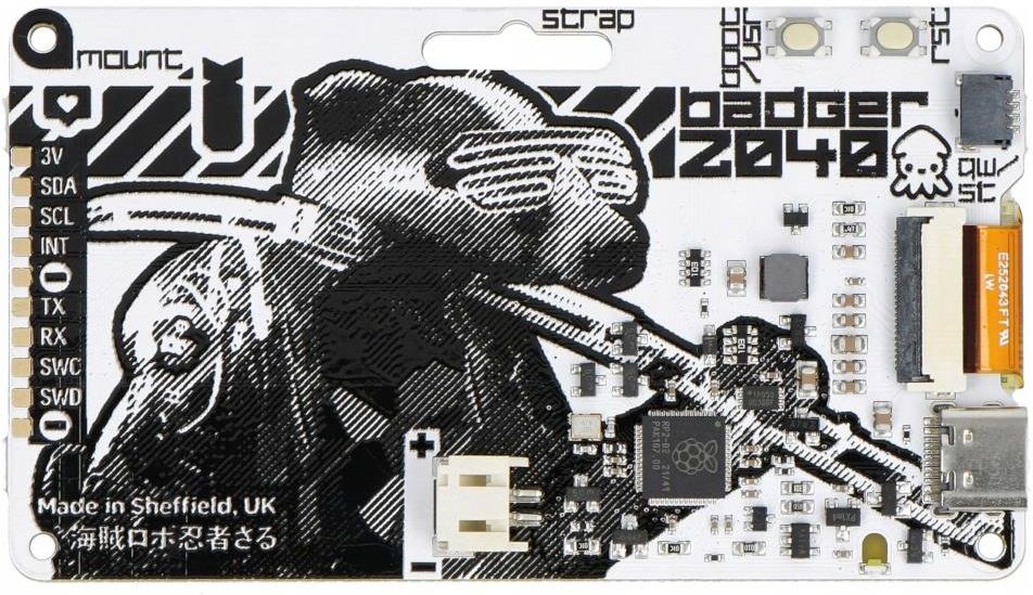Pimoroni Badger 2040 Płytka Z Rp2040 I Ekranem E-Paper Pim610 - Opinie ...