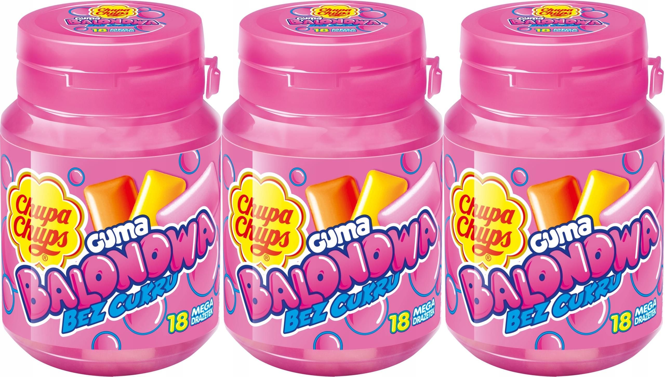 Chupa Chups Guma Balonowa Butleka 3x72g - Ceny i opinie - Ceneo.pl