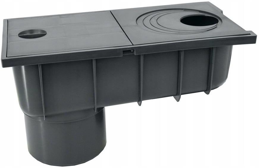 Rynna Cetel Osadnik Rynny Dolny Rewizja Wpust 110mm Grafit 3263320 ...