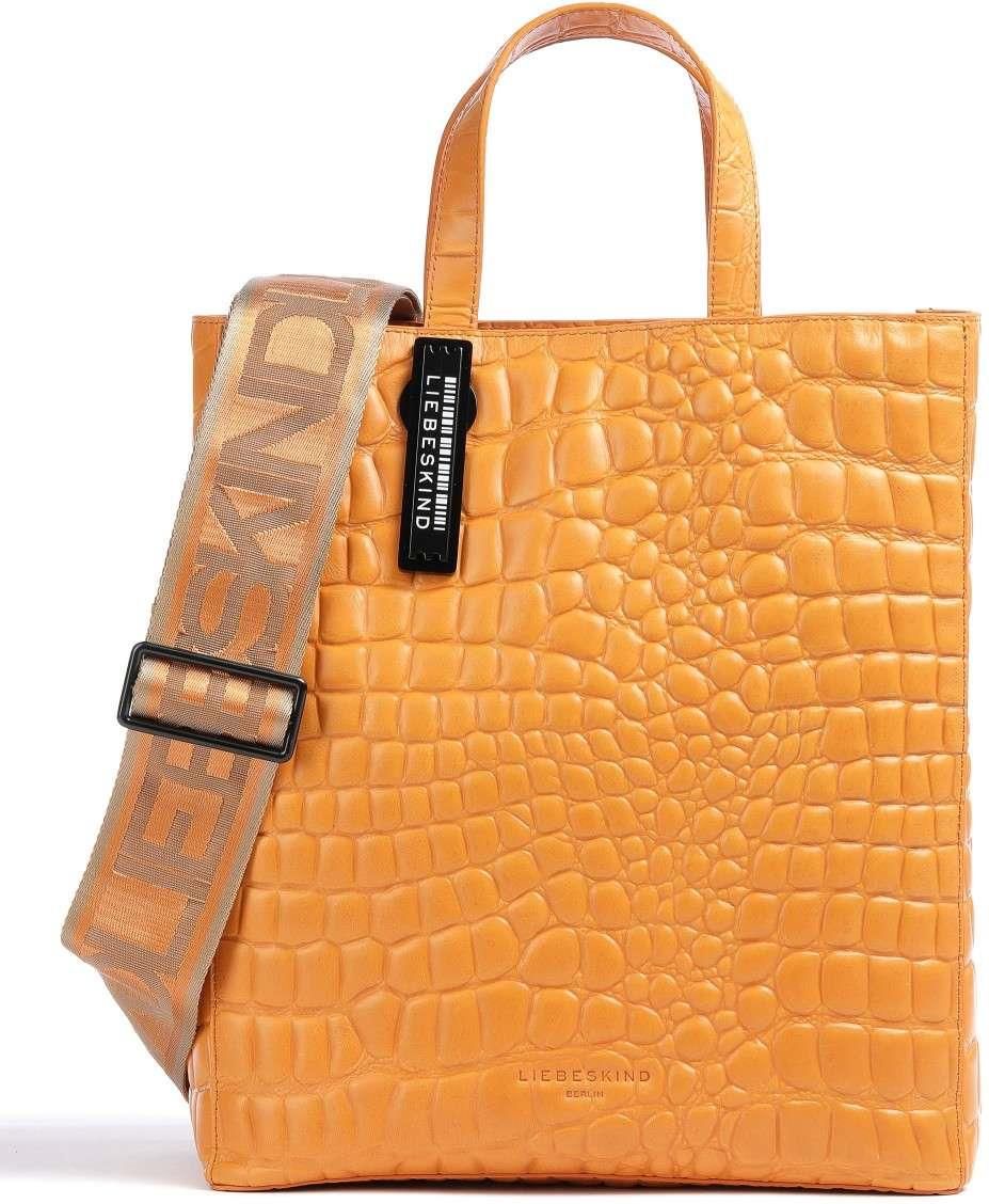Liebeskind Paper Bag Croco M Torba na zakupy pomarańczowy - Ceny i ...