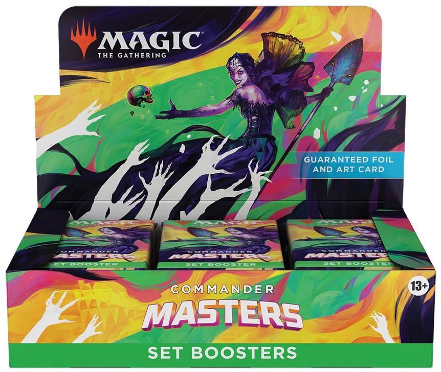 Wizards of the Coast Magic The Gathering Commander Masters Set Booster ...