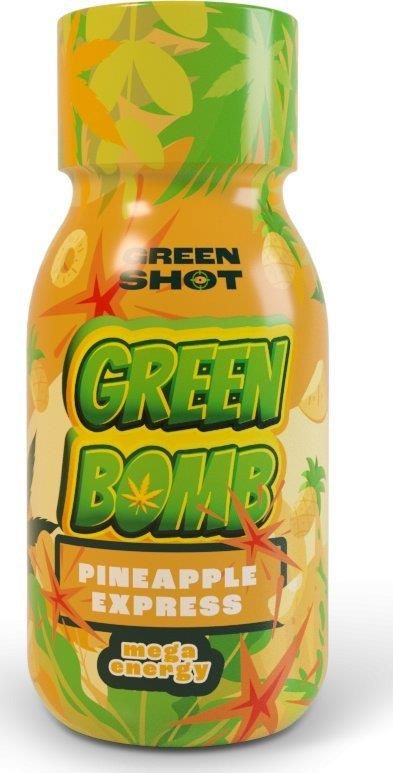 Green Shot Green Bomb Pineapple Express 1725mg MEGA ENERGY 100ml ...
