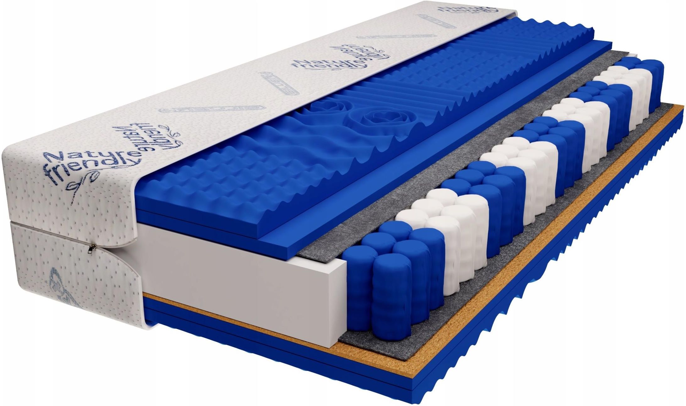 Materac Strefa Spania Blue Prestige Eko 160x200 - Materace H3, H4 ...