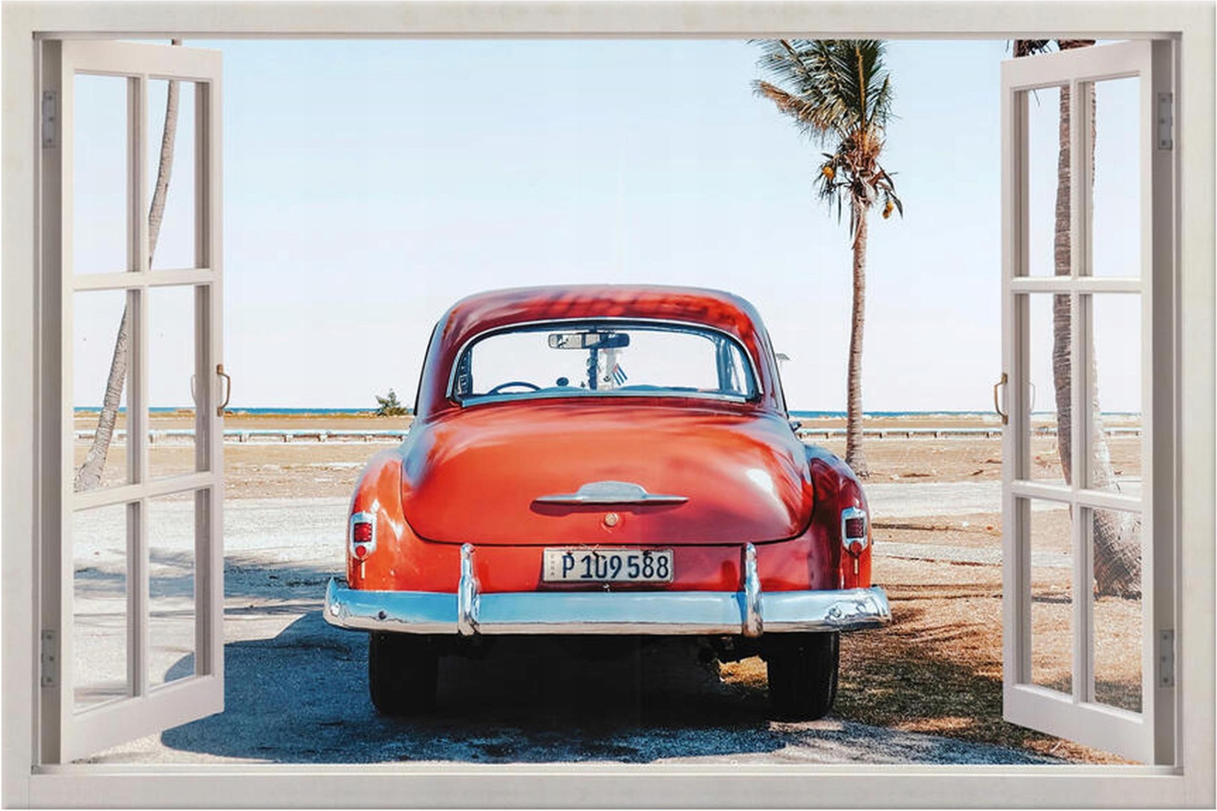 Artb2B Obraz Stary Samochód Auto Retro Garbus 90X60 Cm - Opinie i ...