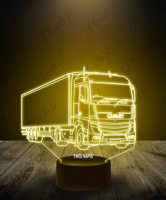 Lampka LED 3D Plexido Ciężarówka Tir Daf - Ceny i opinie - Ceneo.pl