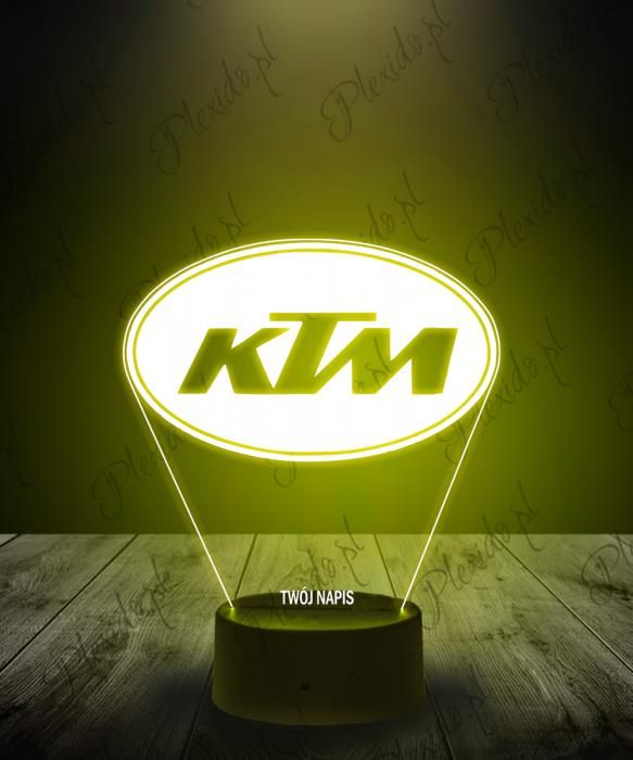 Lampka LED 3D Plexido KTM Logo - Opinie i atrakcyjne ceny na Ceneo.pl