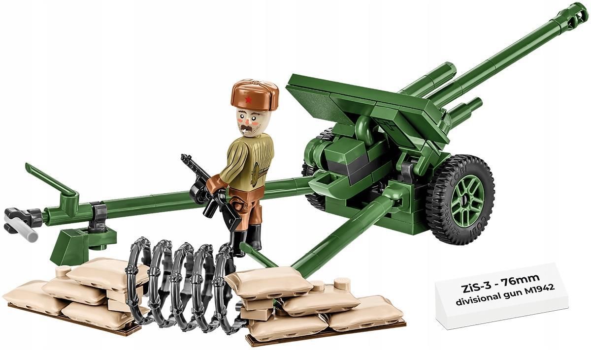 Cobi Klocki Radziecka Armata Zis-3 76mm Divisional Gun M1942 Hc Ww2 ...