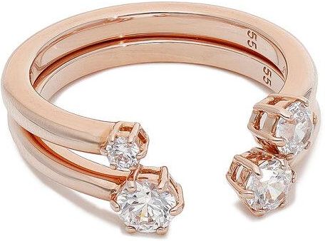 Swarovski Zestaw 2 pierścionków Konstelli 5640971 Różowy - Ceny i ...