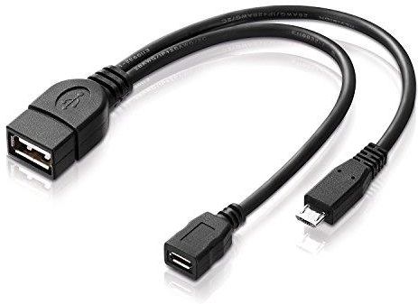 Adaptare Micro-USB OTG-Y-Kabel + Extra-Strom, 40228 Kabel do Gniazda ...