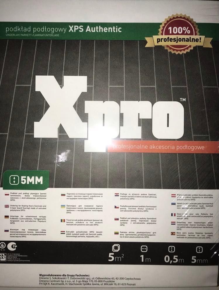 Podkład pod panele podłogowe XPRO 5 mm - Opinie i ceny na Ceneo.pl