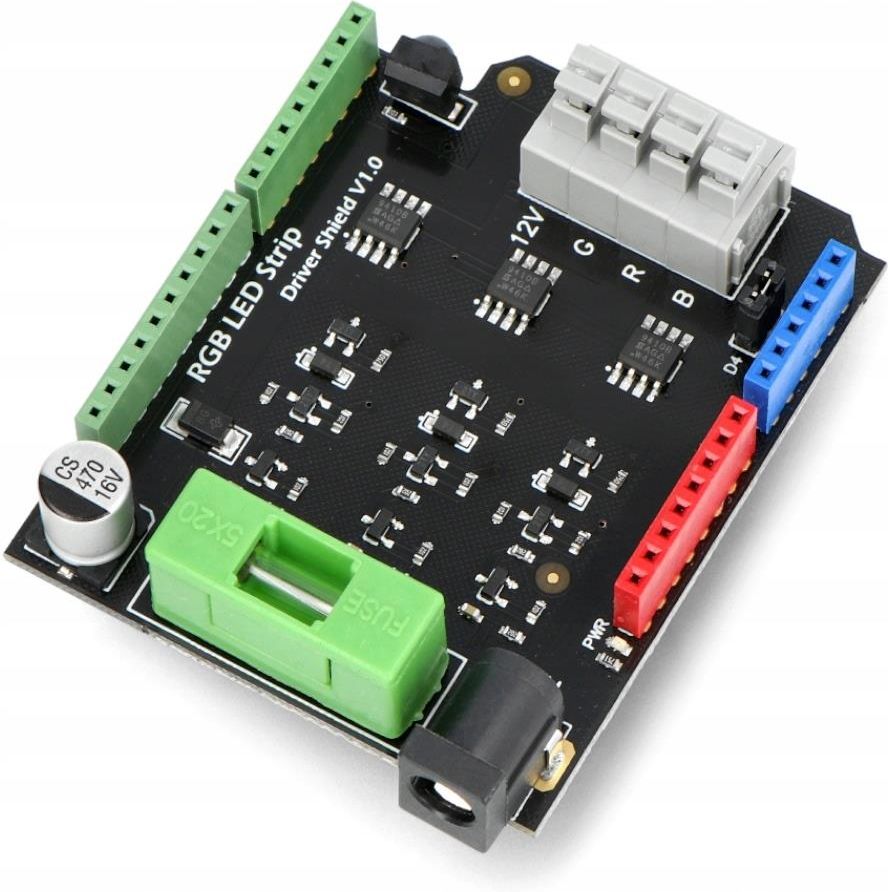 Dfrobot Led Rgb driver sterownik Led Shield (DFR0274) - Opinie i ceny na Ceneo.pl