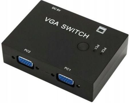 Switch Vga 2x1 2 porty do 1 Przełacznik Vga - Opinie i ceny na Ceneo.pl