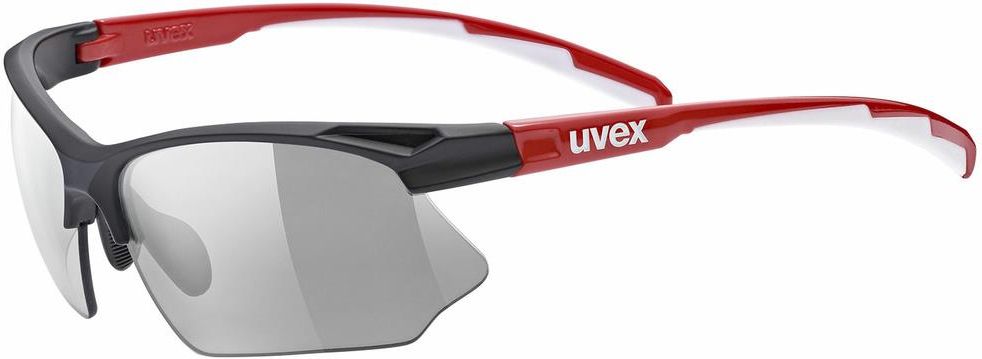 Uvex Okulary Sportstyle 802 Vario Black Red White Smoke 2301 - Ceny i ...