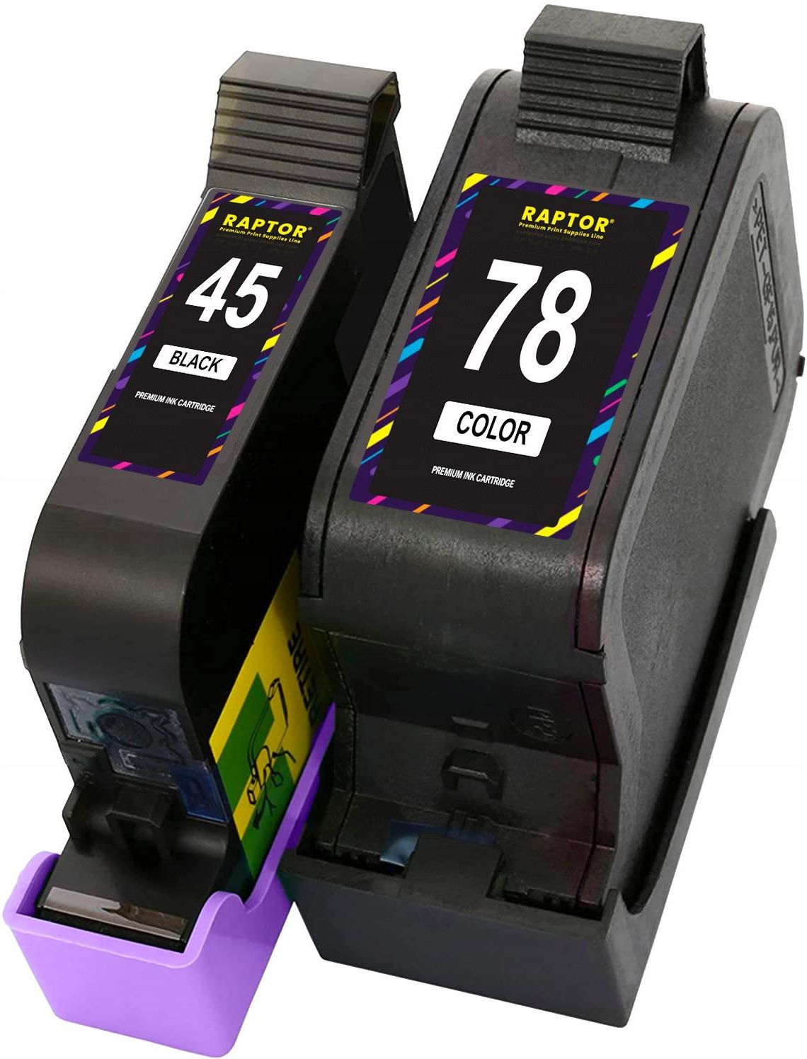 Tusz Raptor Tusze 45 78 XL do hp Color Copier 180 190 280 290 do ...