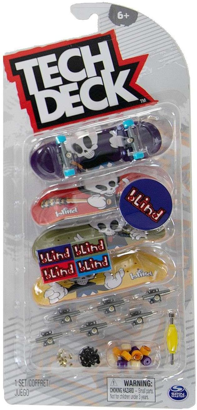 Spin Master Tech Deck Zestaw 4 Deskorolki Fingerboardy Blind Do Złożenia + Akcesoria - Ceny i ...