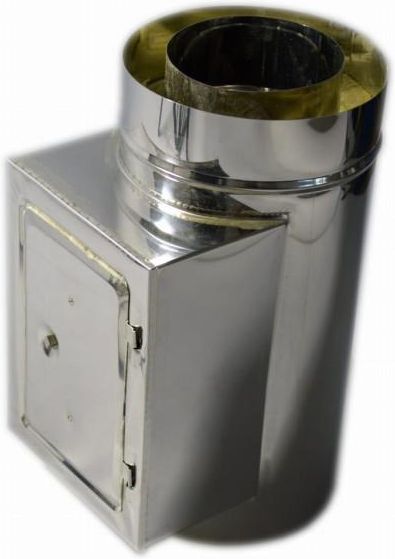 System kominkowy Cermas Wyczystka Z Drzwiczkami Do Komina Izolowanego Dwuściennego 150/250 Gr.1/ ...