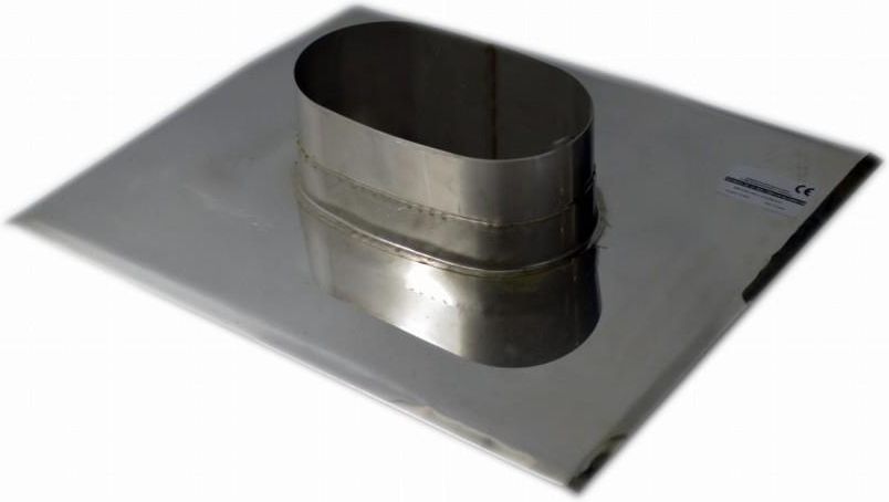 System kominkowy Cermas Płyta Kwaso-Żaroodporna Owalna 0,8mm Fi 200 ...