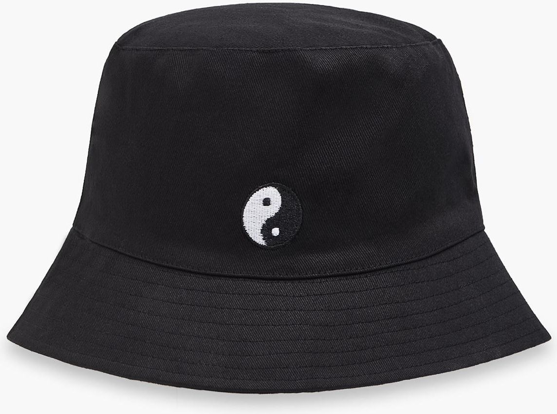 Cropp - Kapelusz bucket hat z haftem - Czarny - Ceny i opinie - Ceneo.pl