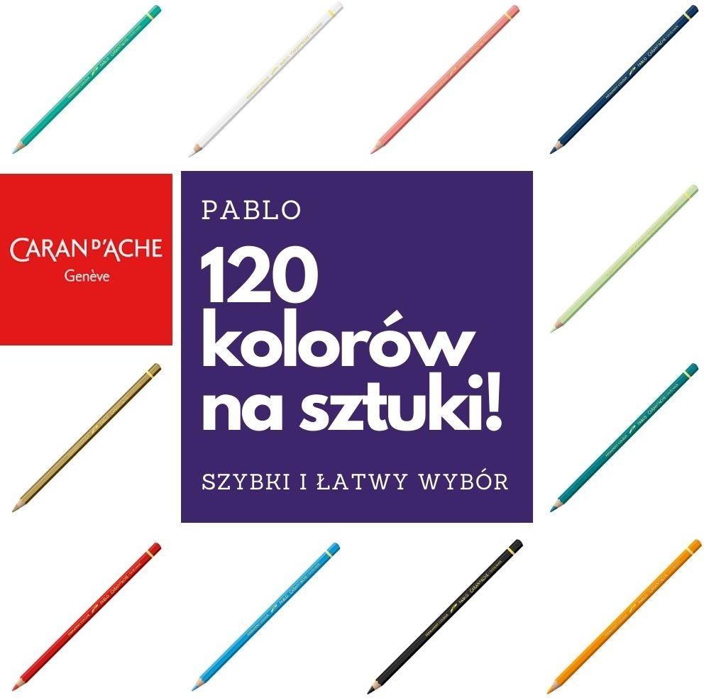 Caran D'Ache Kredki Na Sztuki Pablo 120 Kolorów - Ceny i opinie - Ceneo.pl