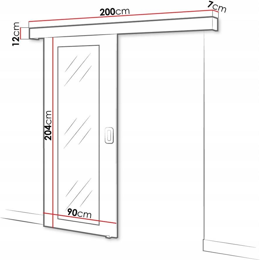Drzwi wewnętrzne Mirjan24 Drzwi Przesuwne Liberat Ii 90Cm - Opinie i ...
