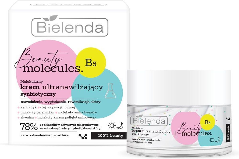 Bielenda Beauty Molecules.Molekularny Krem Ultranawilżający Na Dzień I ...